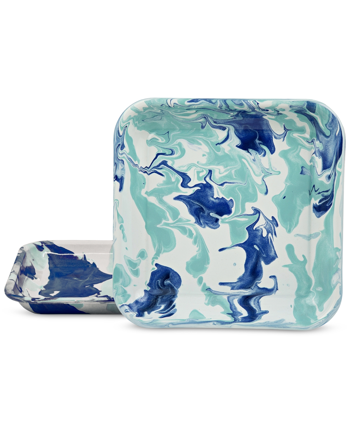 Click here for Golden Rabbit Lagoon Enameled Steel Square Trays... prices