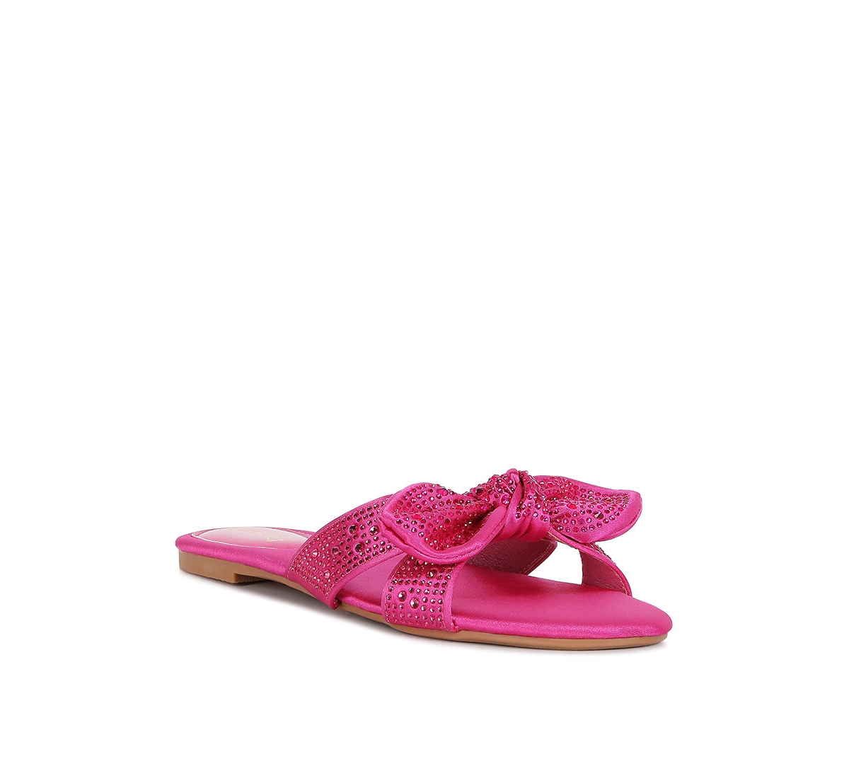 Click here for fleurette bow flat sandals - Pink prices