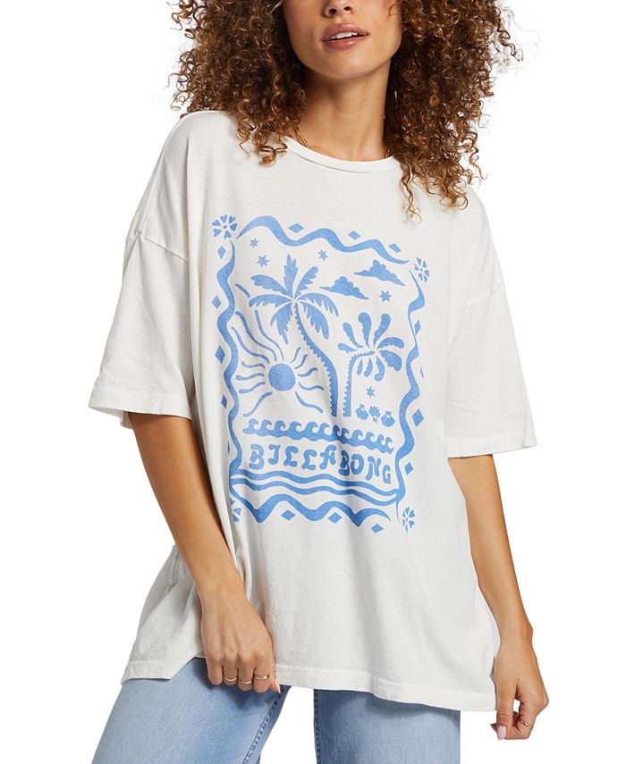Billabong Juniors' Coastal Tides Cotton T-Shirt - Macy's