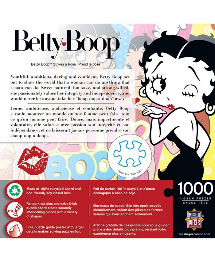 Masterpieces Betty Boop - Strikes a Pose 1000 Piece Jigsaw Puzzle - Macy's