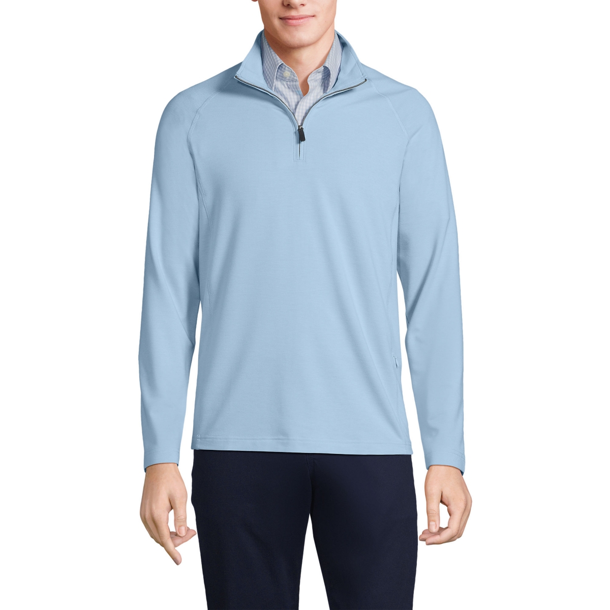 Click here for Lands End Mens Long Sleeve Quarter Zip Sweaters -... prices