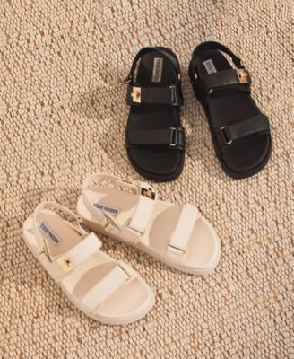 Steve Madden Women's Mona Slingback Footbed Sandals - Macy's Steve Madden Women's Mona Slingback Footbed Sandals - Macy's