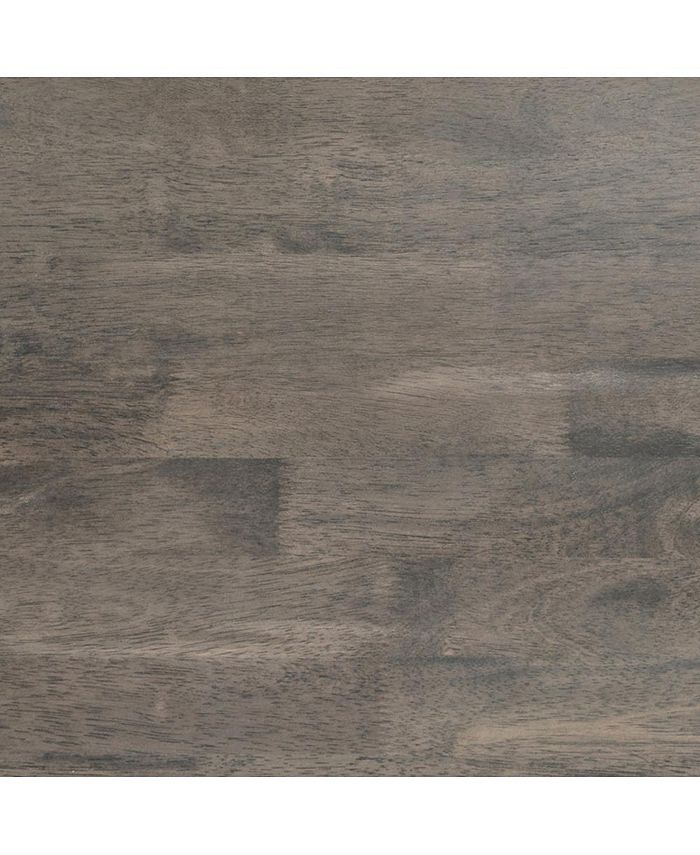 MERRICK LANE Matty Rustic Coffee Table With Lower Shelf, Farmhouse ...