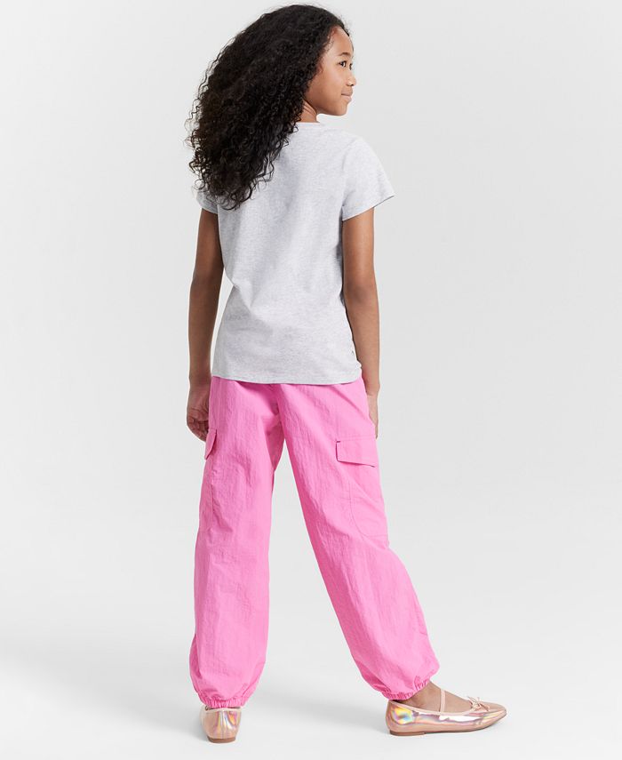 Epic Threads Girls Best Thing Ever Graphic T-Shirt, Parachute Cargo Pants & Olivia Ballet Flats ...