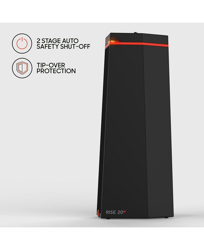 Sharper Image Rise 20H Tower Space Heater with 3 Heat Settings - Macy's