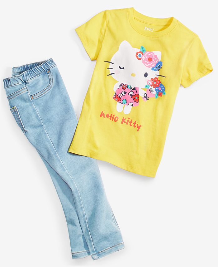 Epic Threads Toddler Girls Hello Kitty Graphic T-Shirt & Lantana ...