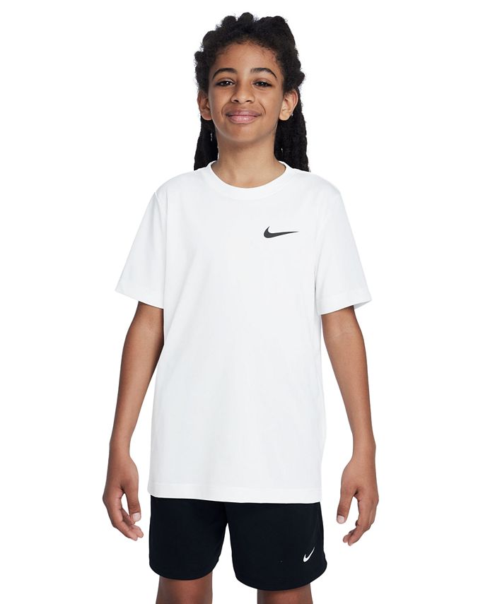 Nike Big Kids Legend Dri-FIT Logo Graphic T-Shirt - Macy's
