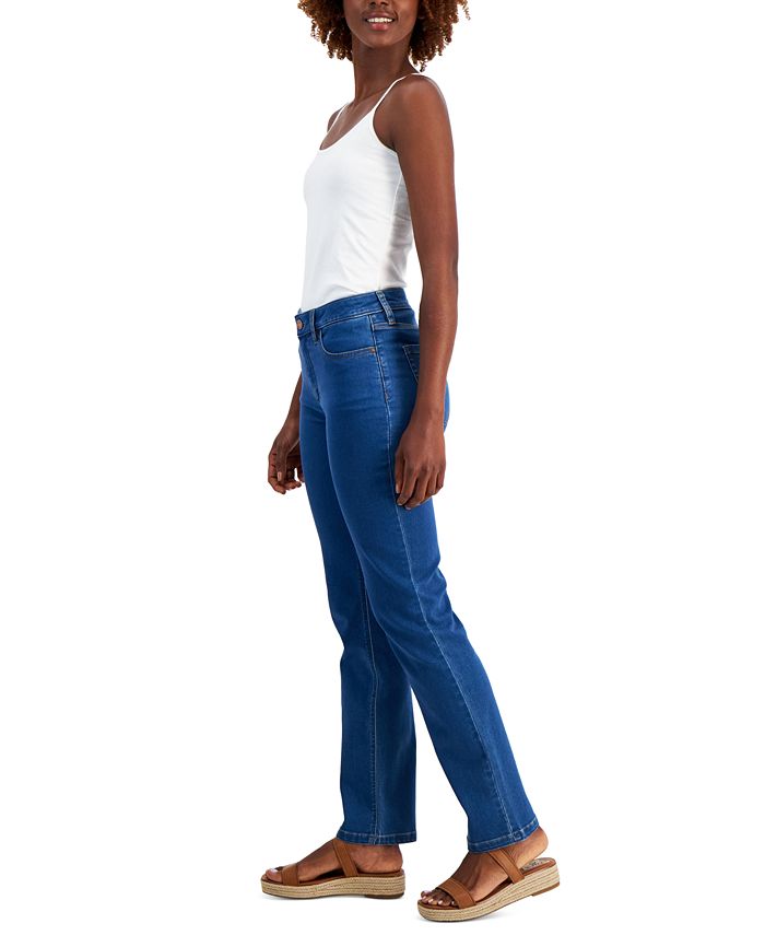 Jones New York Womens Lexington Straight Leg Jeans Macys