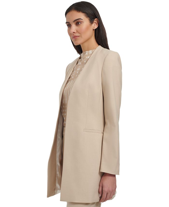 Calvin Klein Women's Open Front Topper Jacket - Macy's