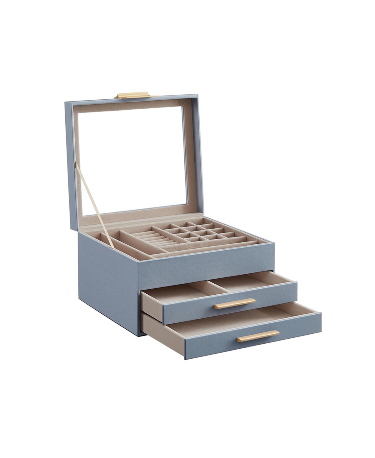 Click here for Slickblue Jewelry Box With Glass Lid  Multi-layer... prices