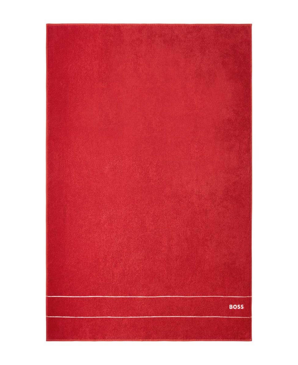 Click here for Boss Home Plain Cotton Bath Sheet  39 x 59 - Red prices