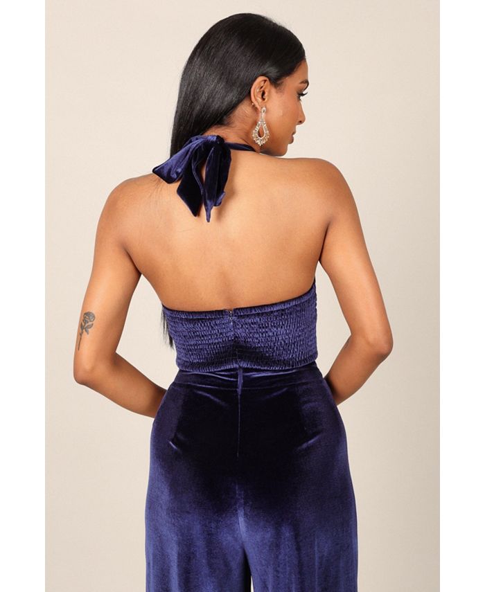 Petal and Pup Women's Aria Velvet Jumpsuit - Macy's