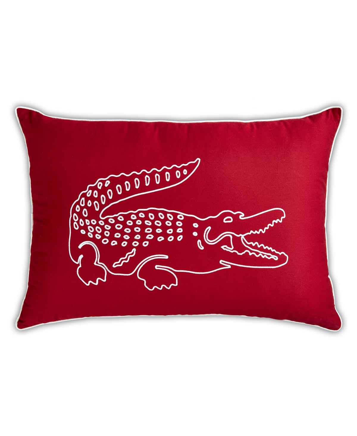 Click here for Closeout! Lacoste Home Big Croc Decorative Pillow... prices
