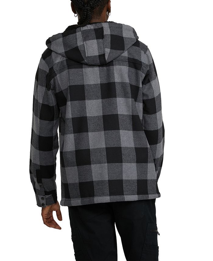 Ecko Unltd Ecko Men's Buffed Up Sherpa Flannel Jacket - Macy's