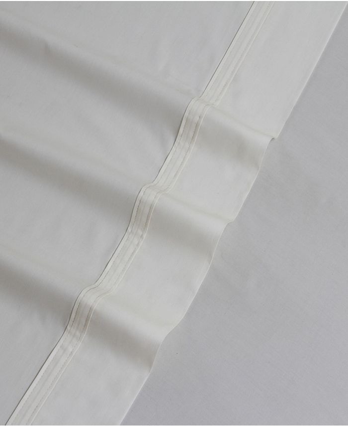 Tribeca Living 300 Thread Count Cotton Percale Extra Deep Pocket Twin ...