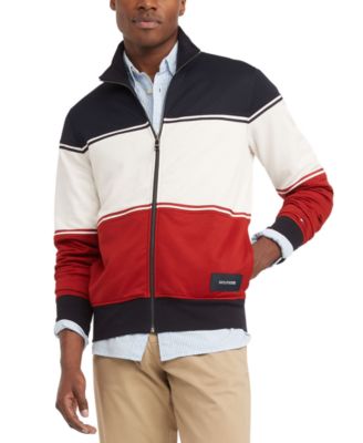 Tommy Hilfiger Men's Colorblocked Zip Track Jacket - Macy's