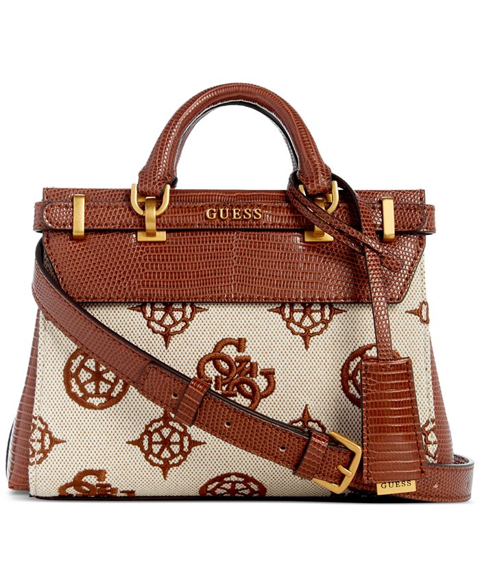 GUESS Sestri Logo Mini Satchel - Macy's
