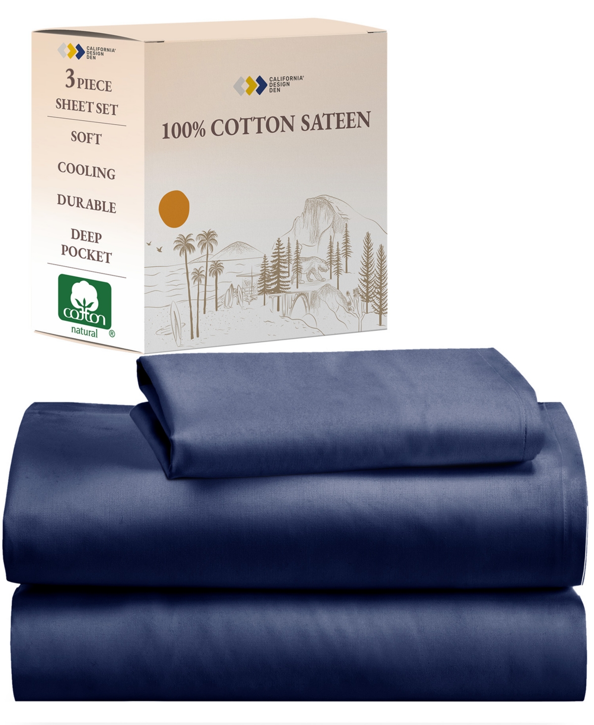 Click here for Soft 100 Cotton Sheets Set - Cooling Durable Satee... prices