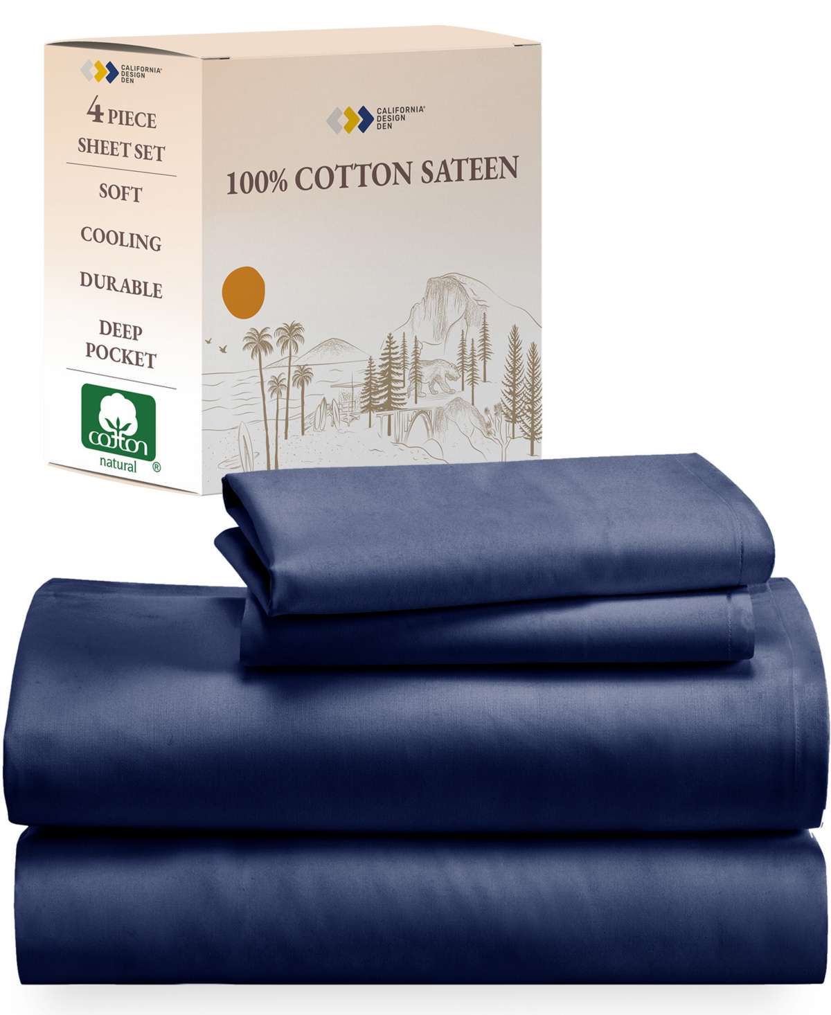 Click here for Soft 100 Cotton Sheets Set - Cooling Durable Satee... prices