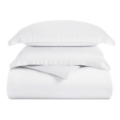 Superior Rayon From Bamboo 300 Thread Count Solid Duvet Cover Set