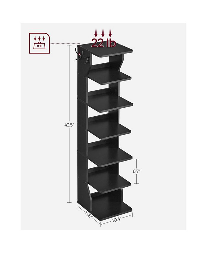 Slickblue 6-Tier Slim Corner Shoe Storage Rack - Macy's
