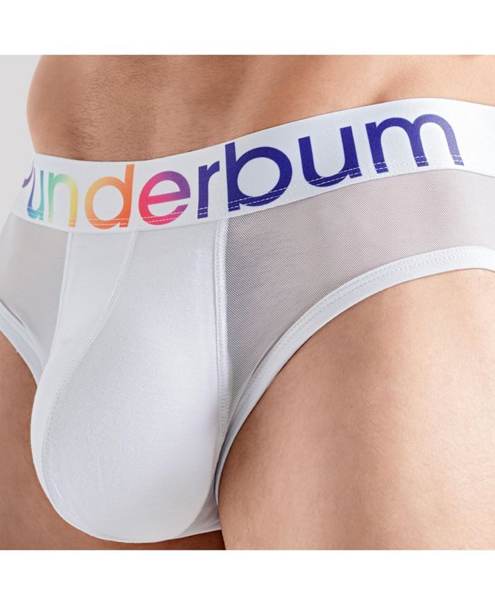 Rounderbum Men's TRANSPARENT PRIDE Package Brief - Macy's