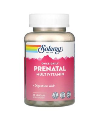 Solaray Once Daily Prenatal Multivitamin - 90 VegCaps - Macy's
