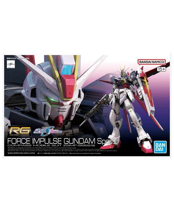 Bandai Gundam Seed Freedom RG Force Impulse Gundam Spec II 1:144 Scale Model Kit - Macy's