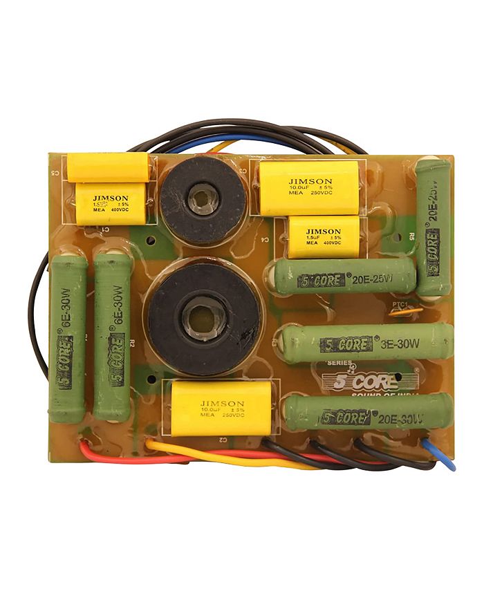 5 Core Premium High Performance Air Core Coil 2 Way Passive Crossover ...