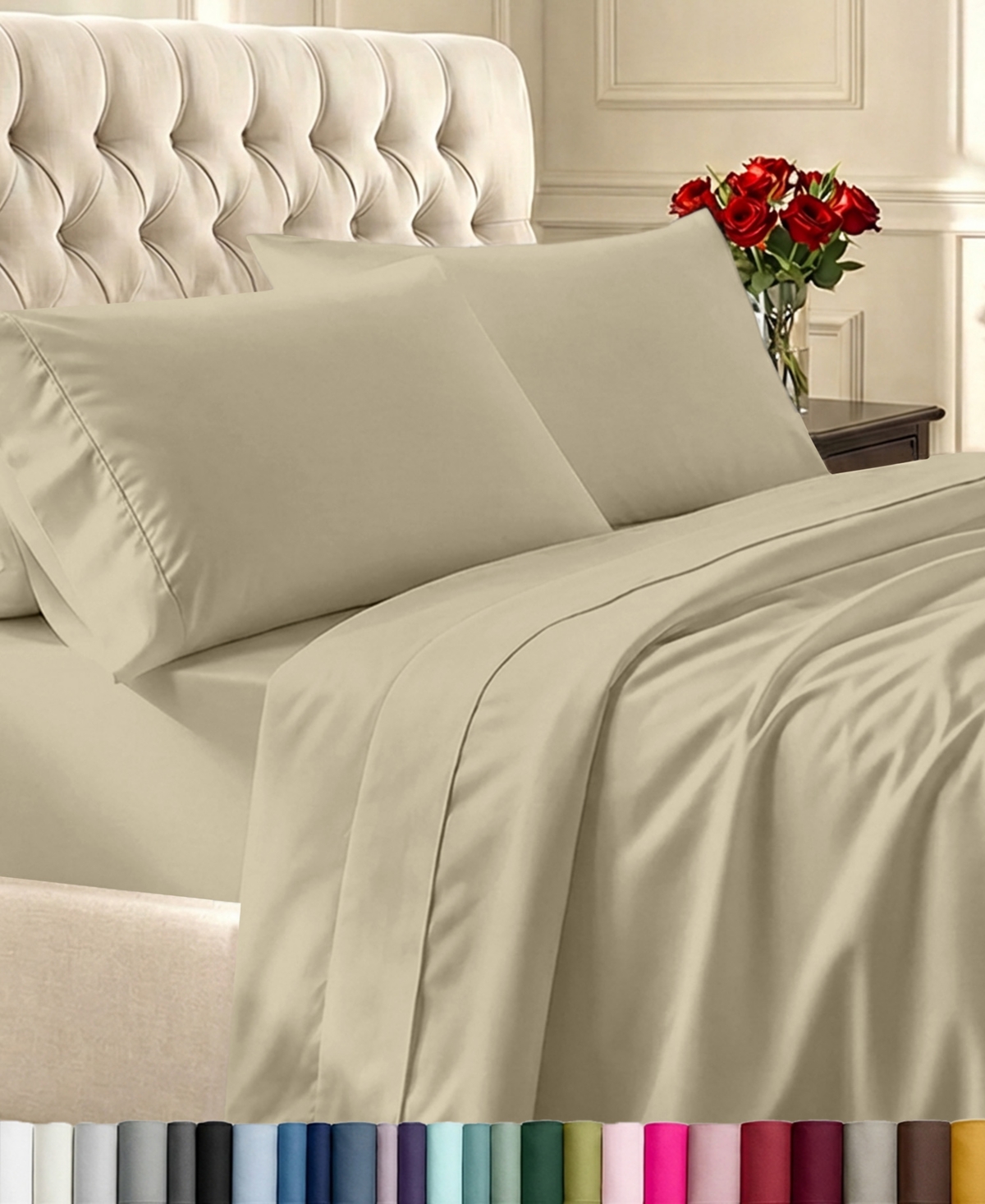Click here for Soft Cotton Sheet Set - 400 Thread Count 100 Cotto... prices