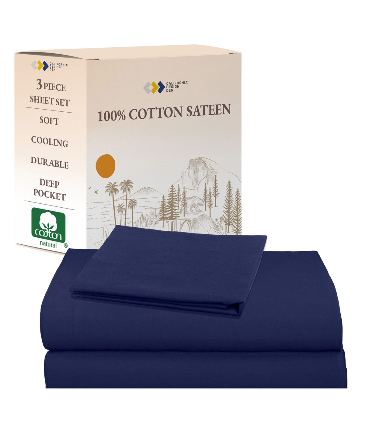 Click here for Soft 100 Cotton Sheets Set - Cooling Durable Satee... prices