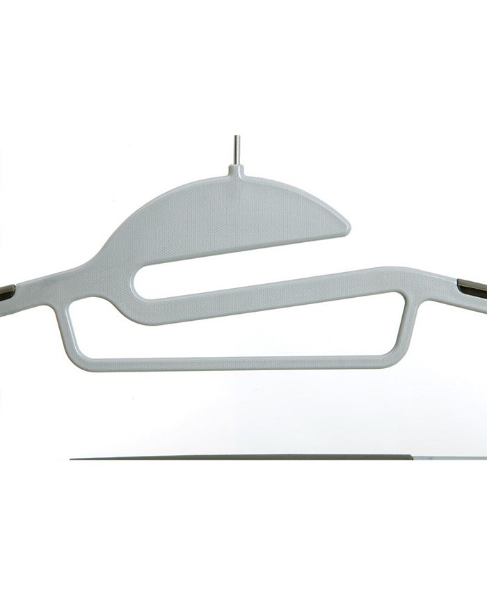 Slickblue Plastic Hangers Space Saving Clothes Hangers, Heavy Duty, S ...