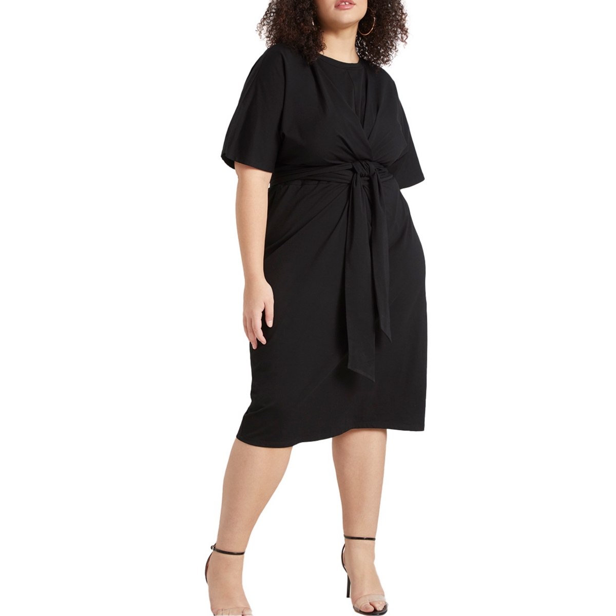 Click here for Eloquii Womens Plus Size Cross Front Flutter Sleev... prices