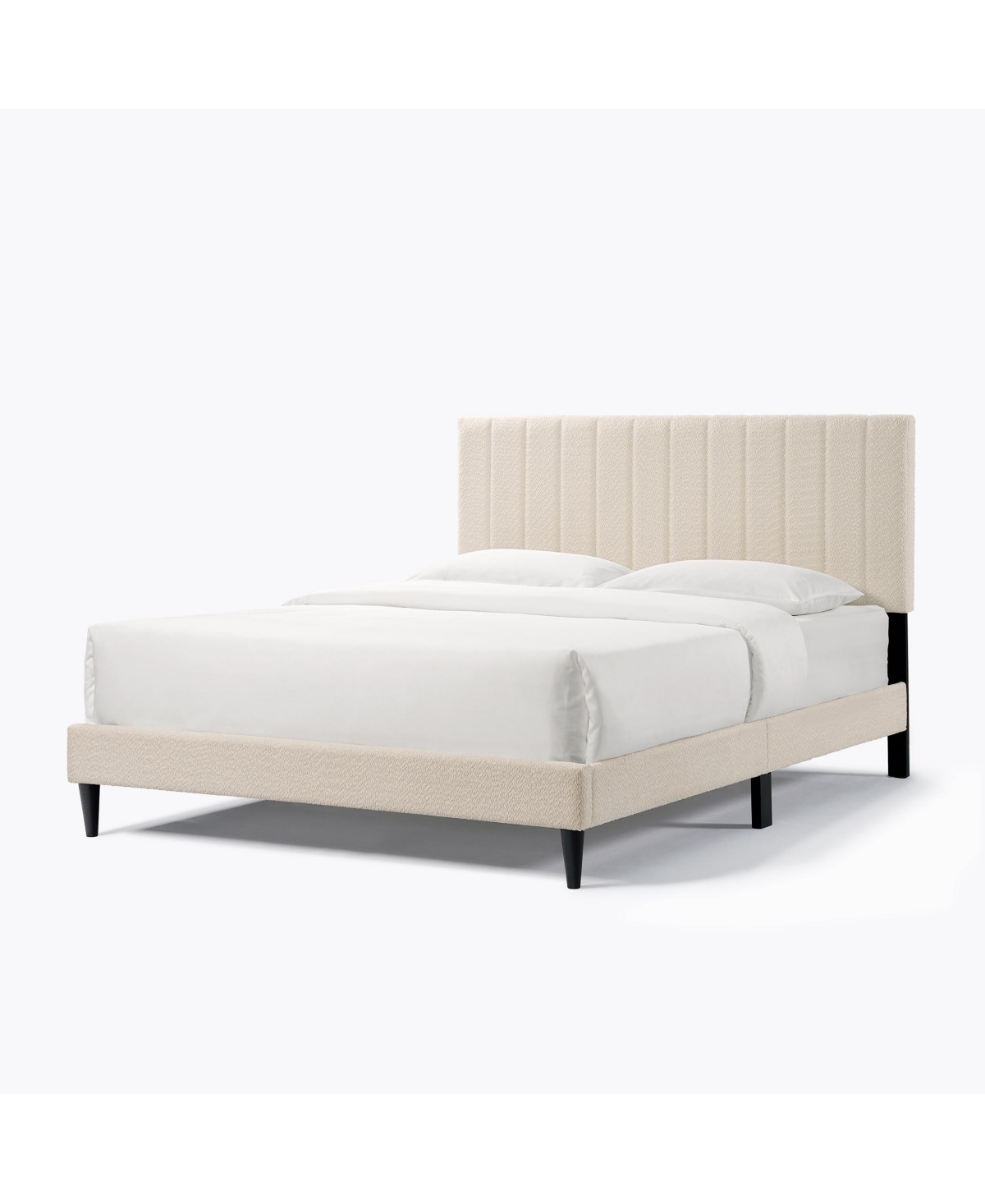 Click here for Simplie Fun Dove Tufted Upholstered Platform Bed -... prices