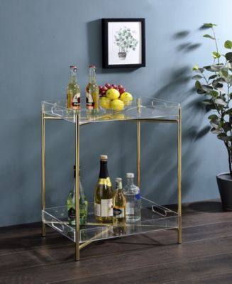 Fox Hill Trading Dixon 15" Square Acrylic End Table - Macy's