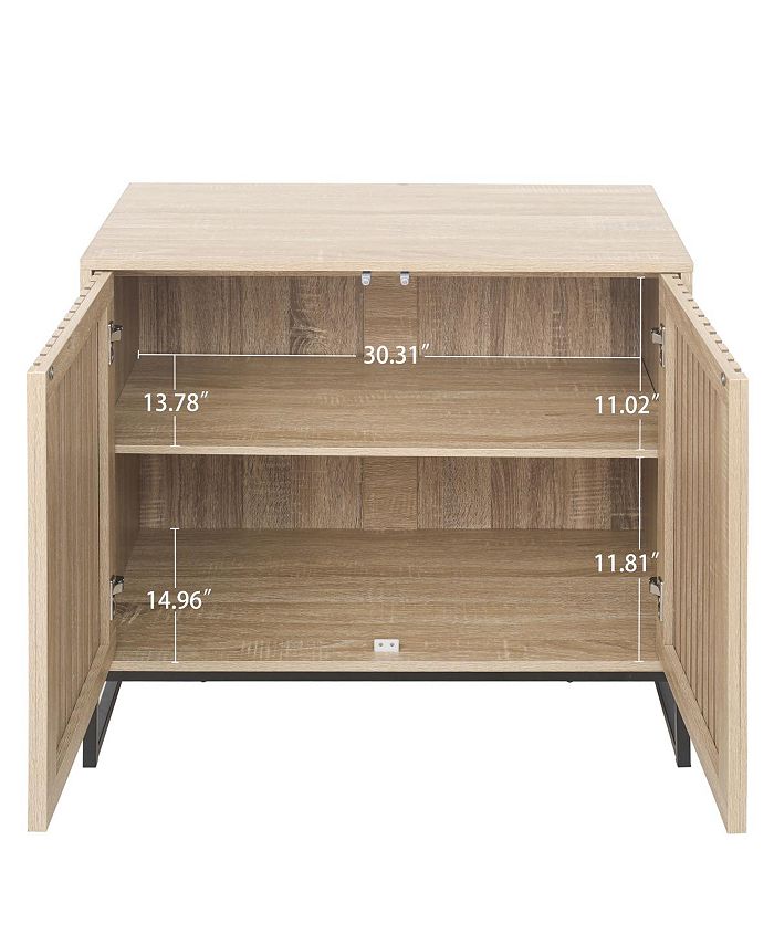 Simplie Fun Accent Storage Cabinet with Adjustable Shelves - Macy's