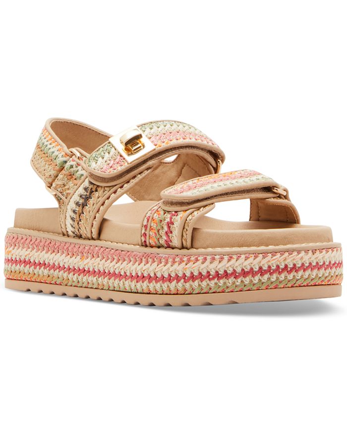 Steve Madden Women's Bigmona Platform Footbed Sandals - Macy's