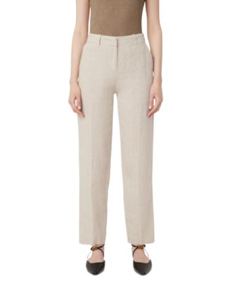 Frank And Oak Women's Jane Linen Straight-Leg Pants - Macy's