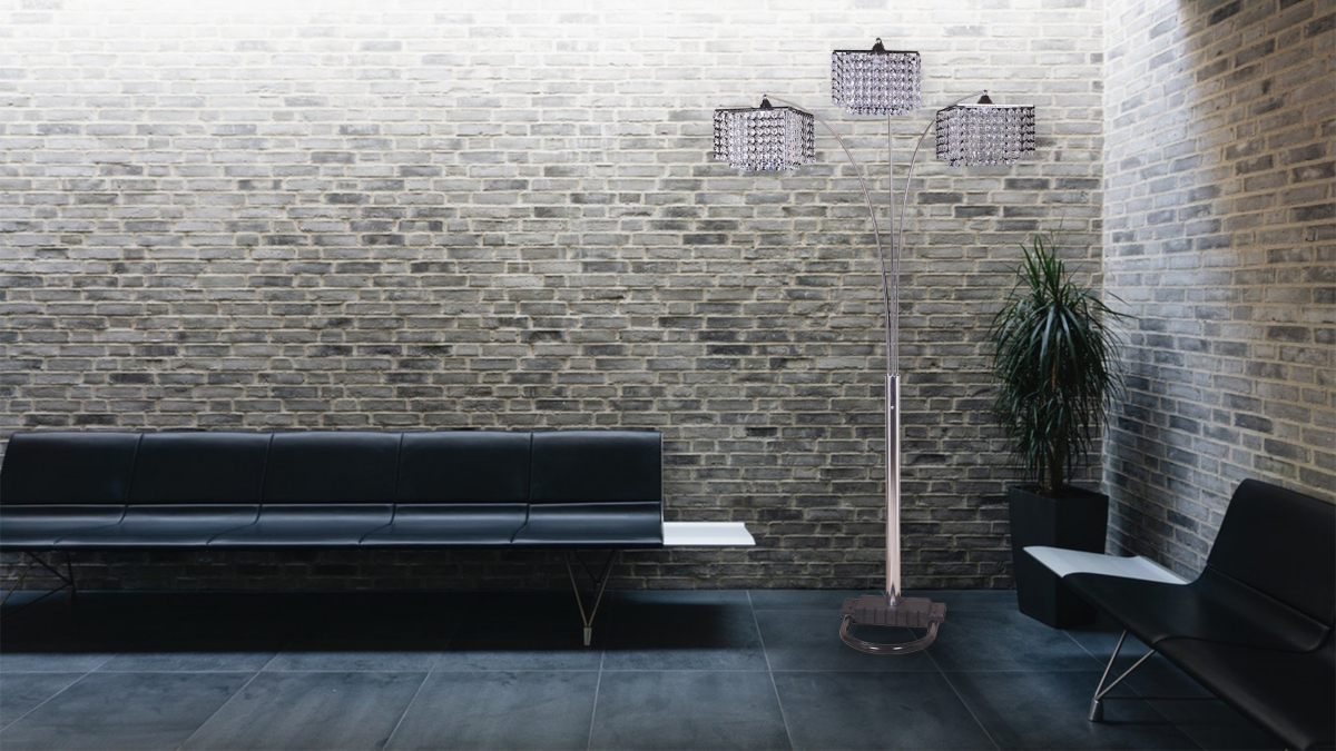 Click here for Streamdale 84"H 3-Shade Crystal Inspired Arch... prices