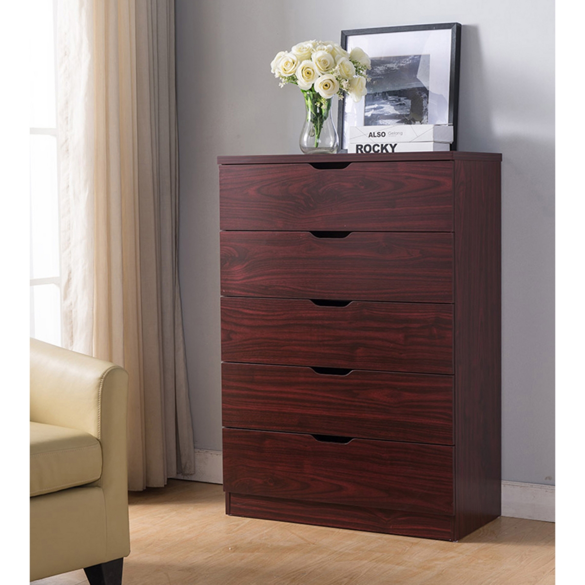 Click here for Simplie Fun Utility Cabinet Mahogany - Mahogany prices