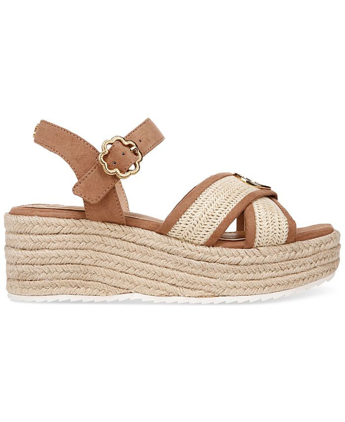 Sam and Libby Women's Corrinne Espadrille Platform Wedge Sandals - Macy's