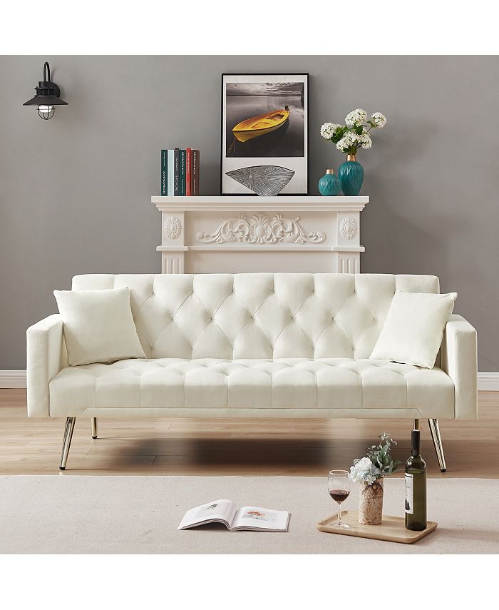 Simplie Fun Convertible Folding Futon Sofa Bed, Sleeper Sofa Couch For ...