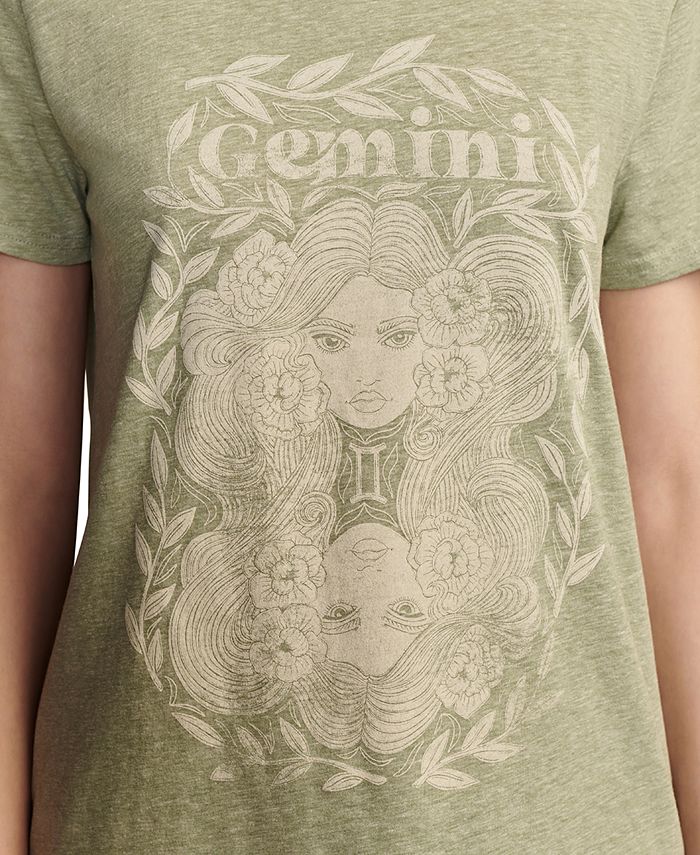 Lucky Brand Women's Celestial Gemini Graphic T-Shirt - Macy's