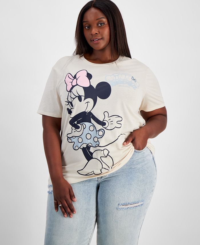 Disney Trendy Plus Size Minnie Mouse Graphic T-Shirt - Macy's
