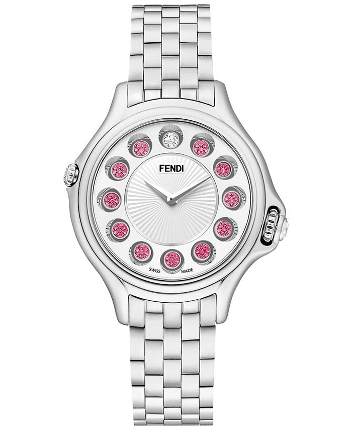 FENDI Timepieces Women's Swiss Crazy Carats Diamond and Multi-Stone (1 ...