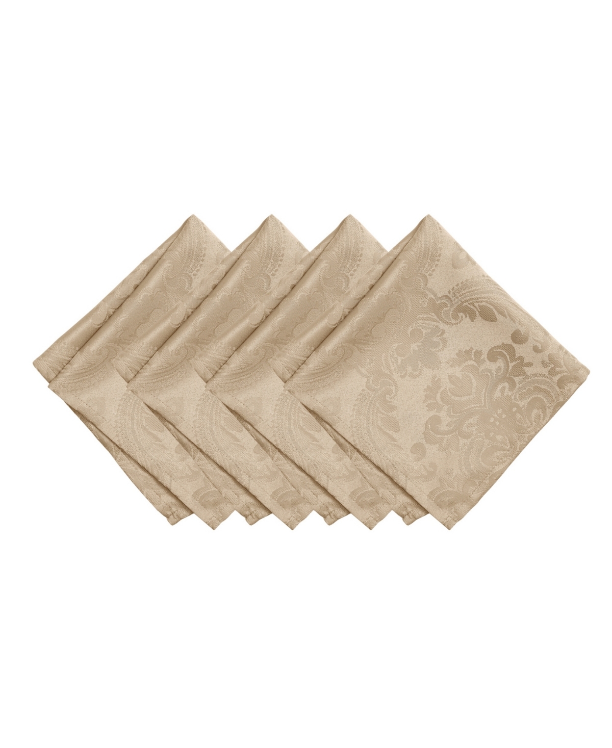 Click here for Elrene Caiden Elegance Damask Napkin  Set of 4 - T... prices