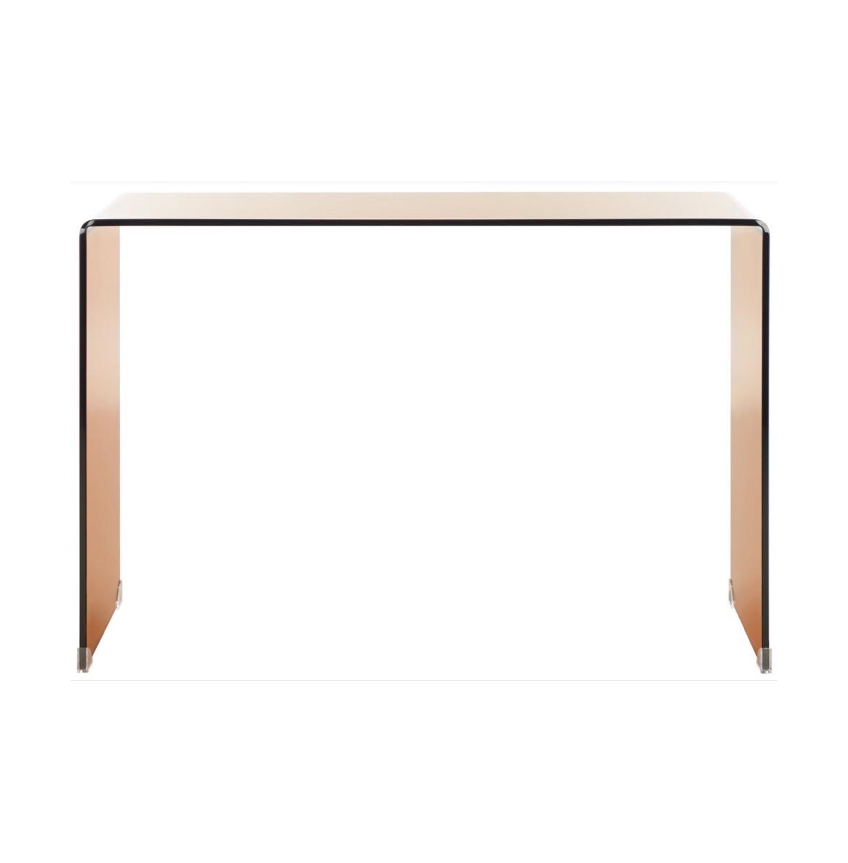 Safavieh Taft Tempered Glass Console Table - Tea glass