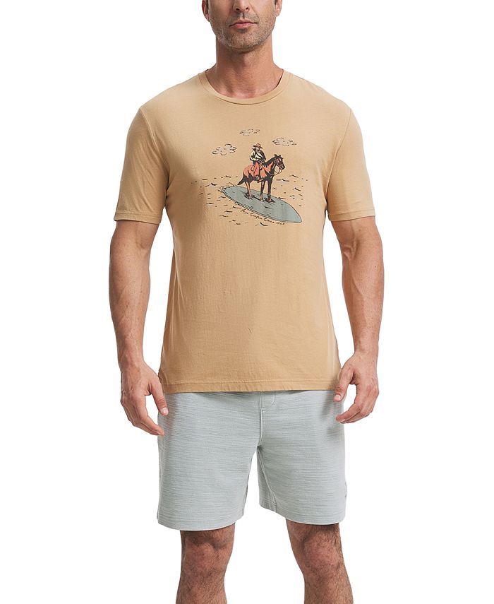 Frye Men's Classic-Fit Short Sleeve Crewneck Graphic T-Shirt - Macy's