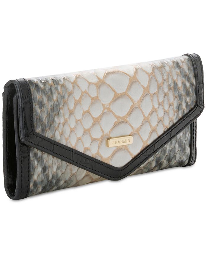 Brahmin Veronica Leather Flap Wallet - Macy's