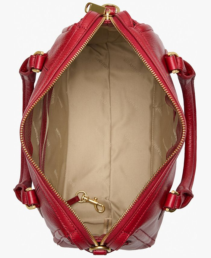 Brahmin Micaela Leather Satchel - Macy's